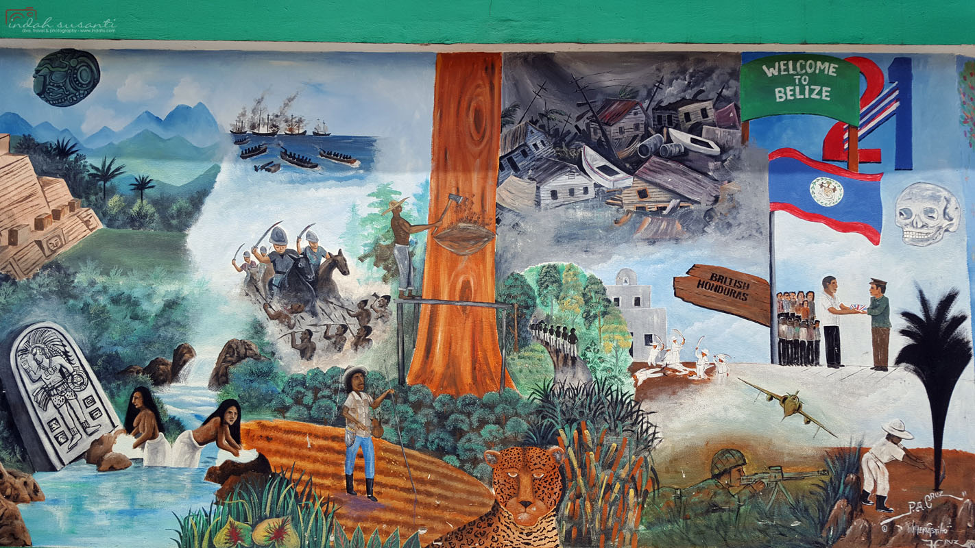 Lively Mural in San Ignacio (Belize) – indahs: dive, travel & photography