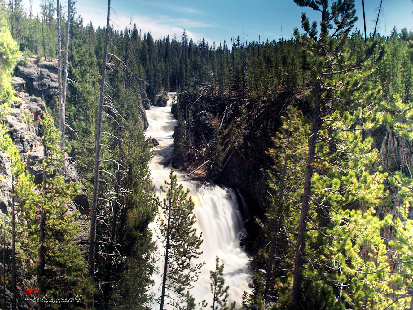 The Waterfalls of Yellowstone National Park (Images and Map) – indahs ...